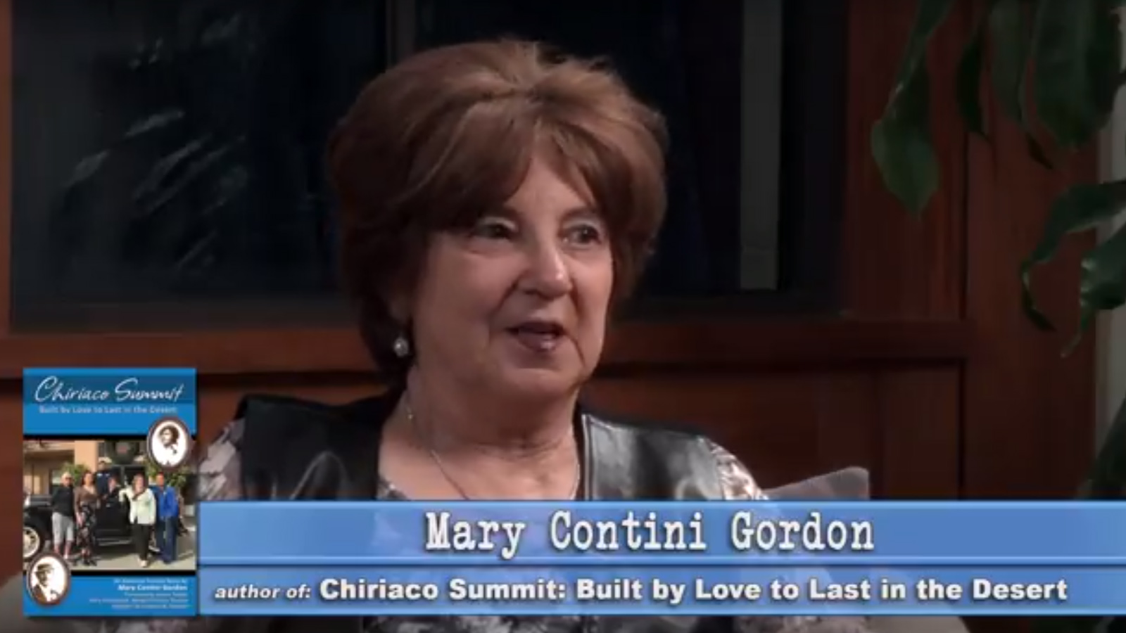 SCVHistory.com | Mojave Desert | Author's Night (Video): Mary Contini ...