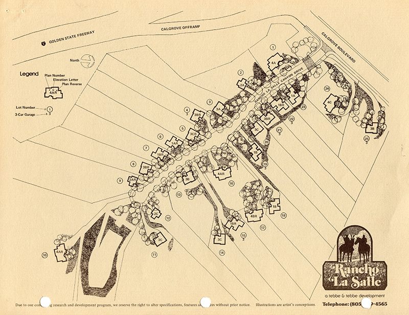 SCVHistory.com HB1820 | Newhall | Rancho La Salle: Sales Brochure ...