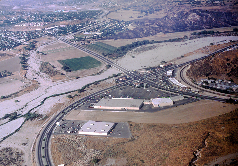 SCVHistory.com HS7904 | Aerial Photos: Bouquet Junction, Saugus High ...