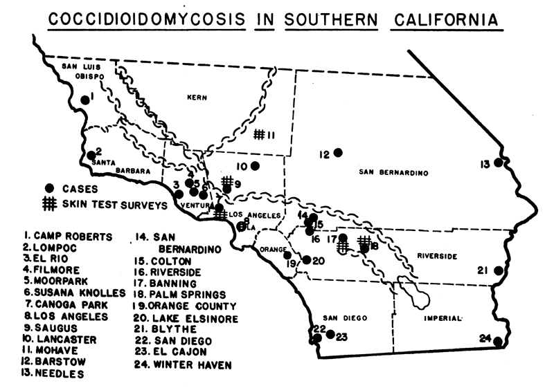 Coccidioidomycosis Map