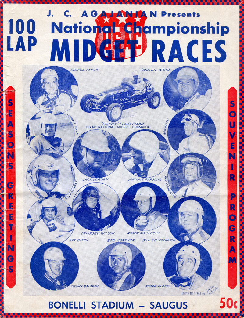 SCVHistory.com | Saugus Speedway | Program: Nat'l Championship Midget ...
