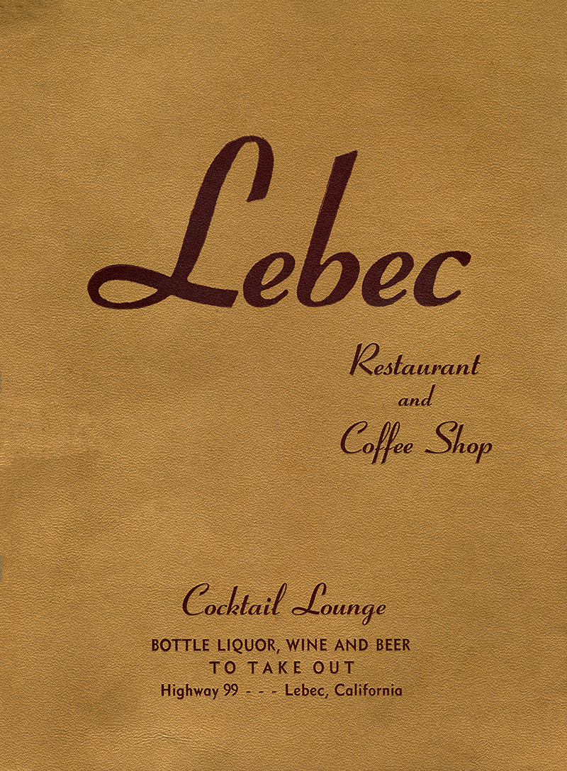 SCVHistory.com LW3453 | Lebec | Lebec (Hotel?) Restaurant and Coffee ...