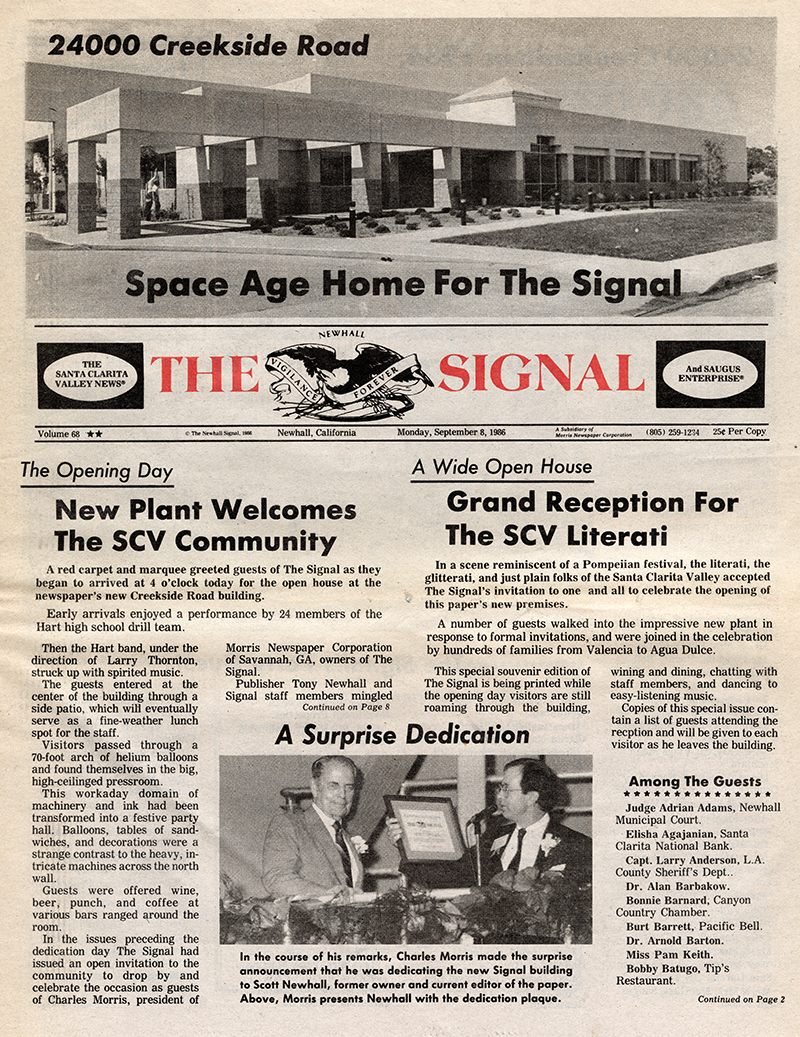 SCVHistory.com | The Signal | Special Edition: Celebrating The Signal's ...